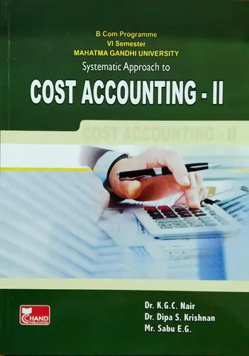 Cost Accounting - II B.COM Semester 6 M.g University - Online Book ...