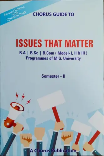 Issues That Matter B.A / B.S.C / B.COM Guide ( Model - I, II , III ...