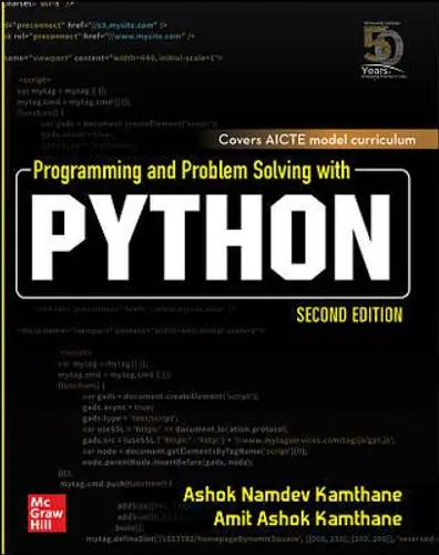 Programming And Problem Solving With Python 2nd Edition Ashok Namdev Kamthane Amit Ashok