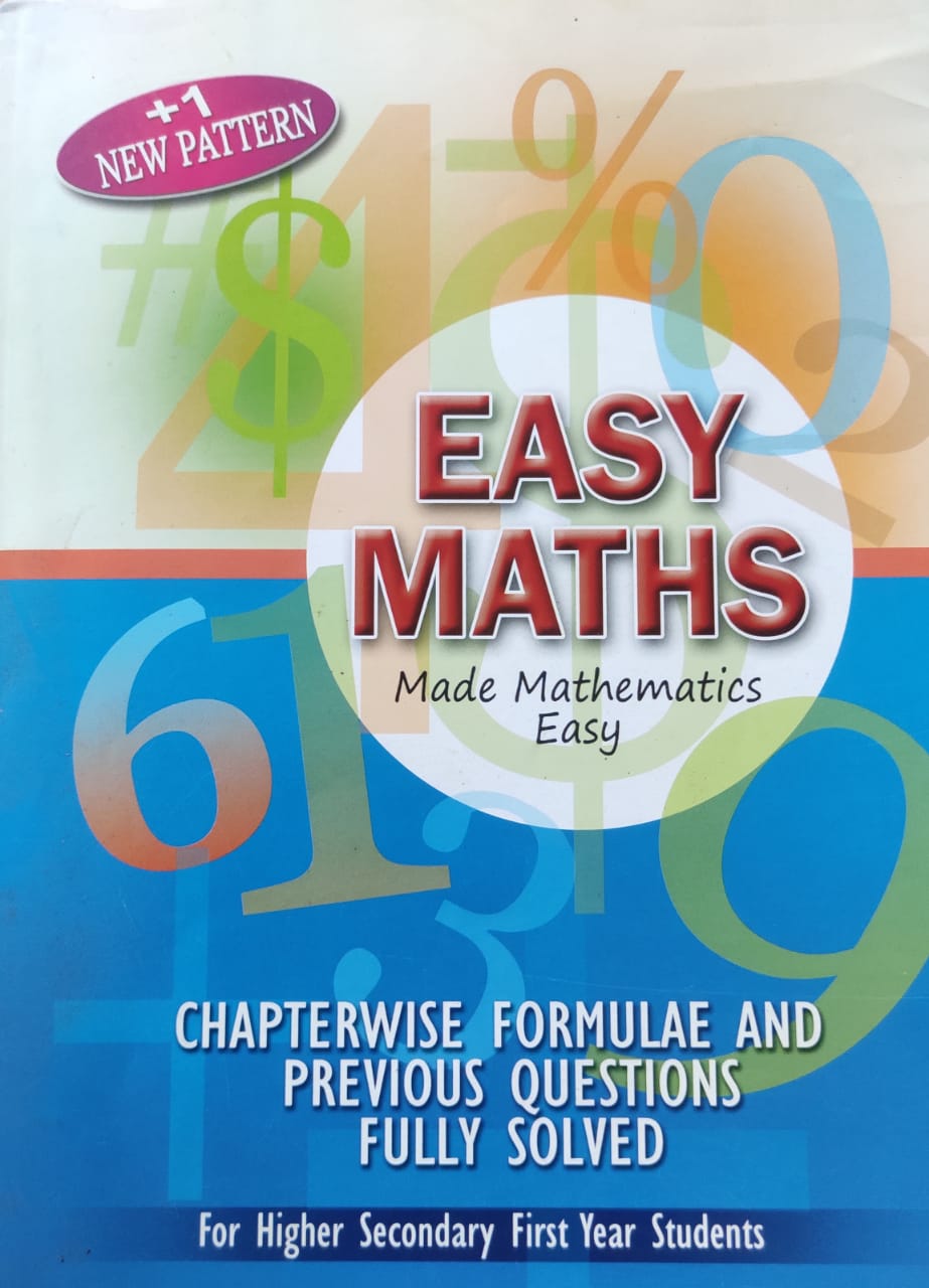 Easy Maths- Plus One -Nitha George -Self Study Material -SCERT Syllabus ...