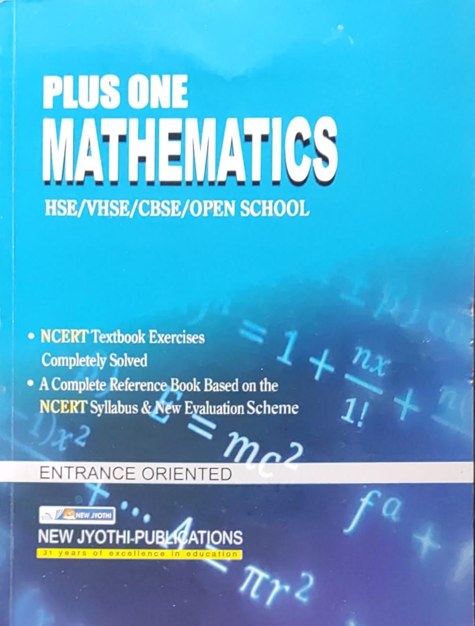 MATHEMATICS-PLUS ONE -SCERT-NEW JYOTHI PUBLICATIONS-ALL IN ONE SERIES