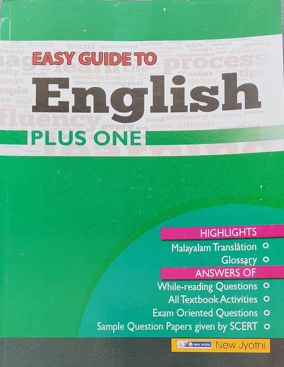 PLUS ONE EASY GUIDE TO ENGLISH, SCERT