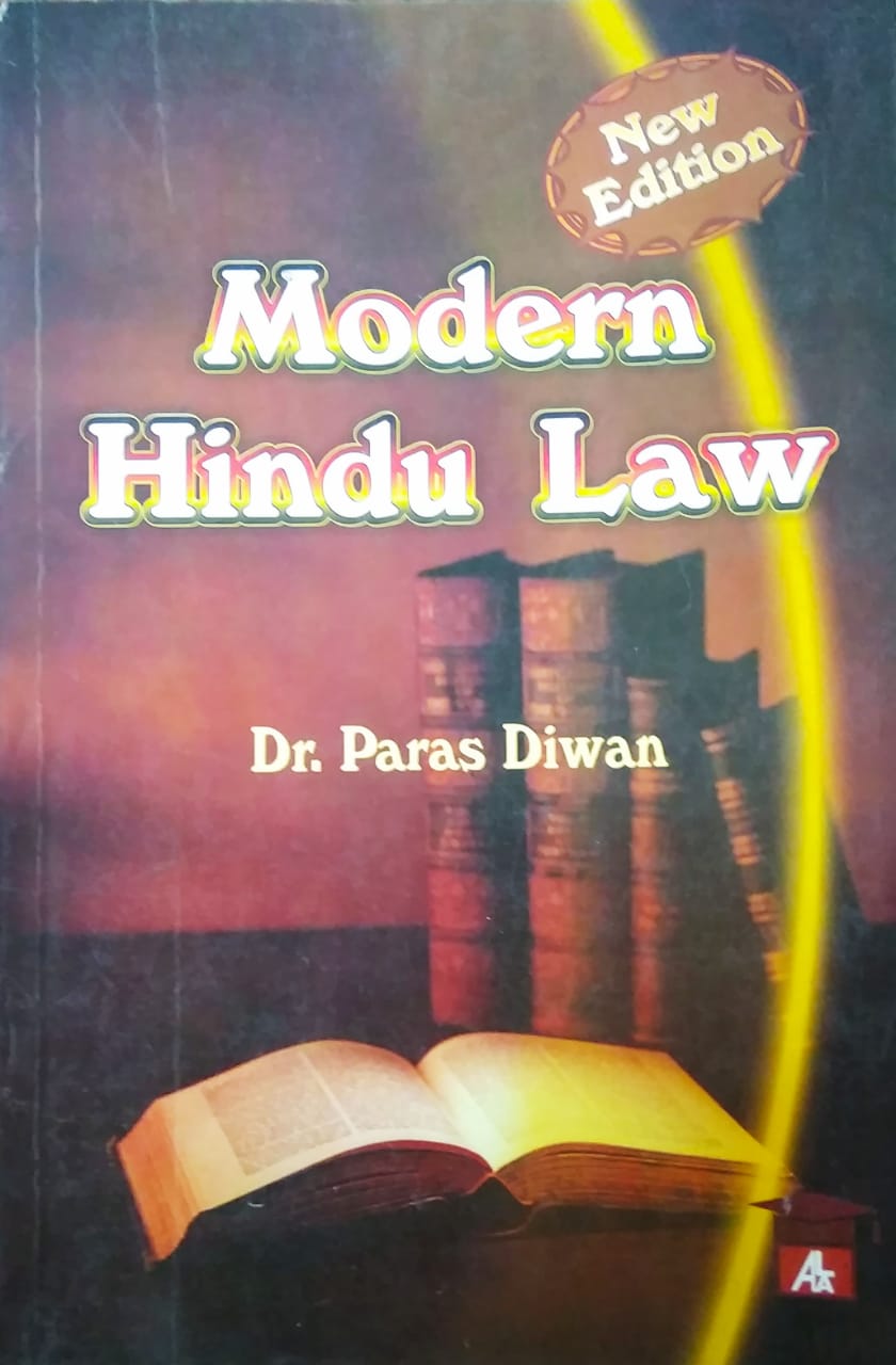 MODERN HINDU LAW-New Edition-BY Dr.Paras Diwan