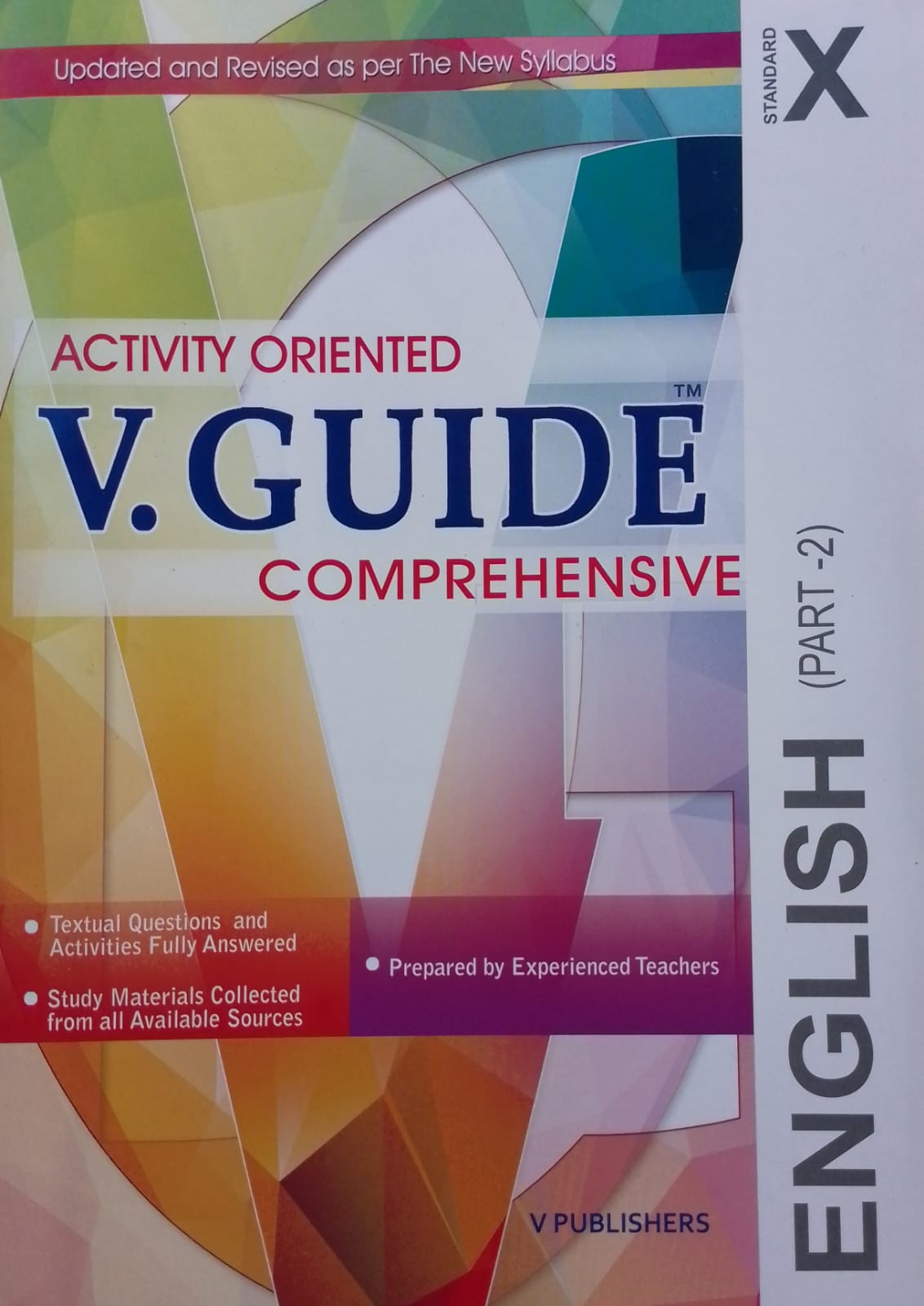 ACTIVITY ORIENTED V.GUIDE COMPREHENSIVE ENGLISH Part 2 Class 10