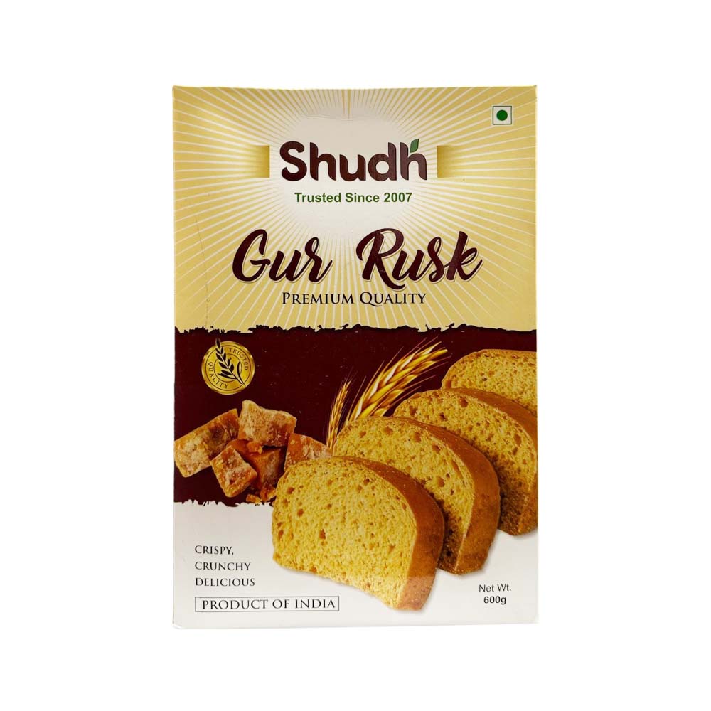 Shudh Gur Rusk 600g - Pine Fresh Supermarket Australia
