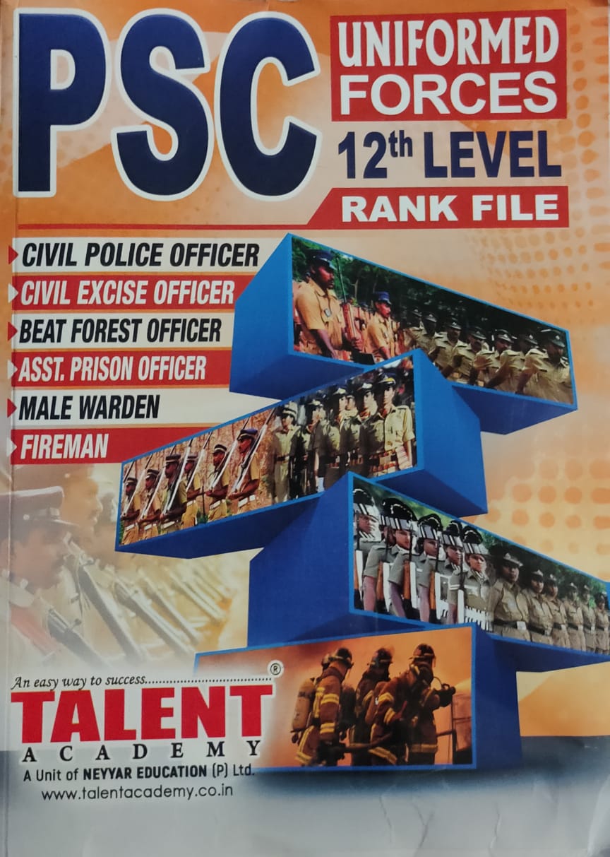 PSC Uniformed Forces 12th Level Rank File-Talent - Online Book Store in ...