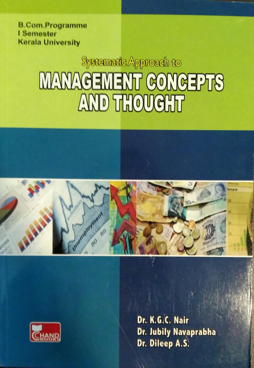 Management Concepts And Thought B.COM Semester 1 Kerala University ...