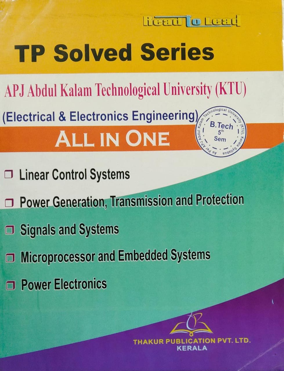 TP Solved Series Electrical & Electronics Engineering All In One B.TECH Semester 5 ( KTU ...