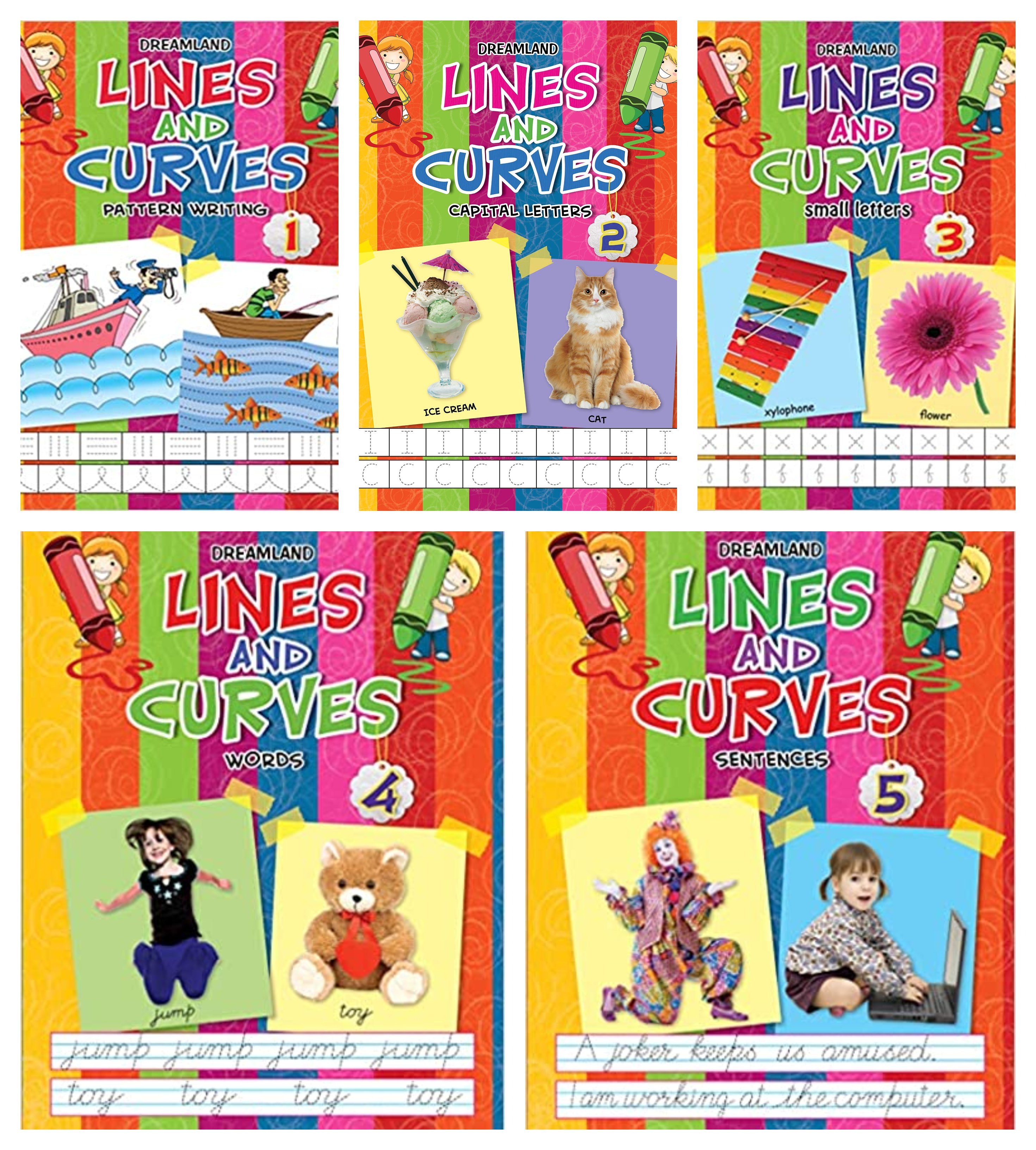 Lines And Curves Set Of All 5 Books - Online Book Store in Kerala ...