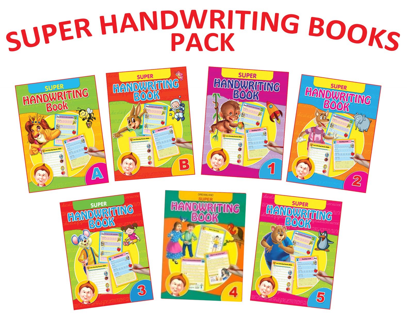 Super Handwriting Book Series Set Of All 7 Books - Online Book Store in ...