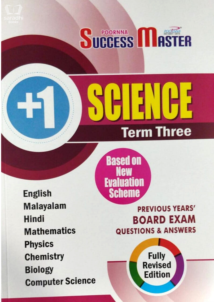 Success Master - Plus One - Science 2022 - Online Book Store in Kerala ...