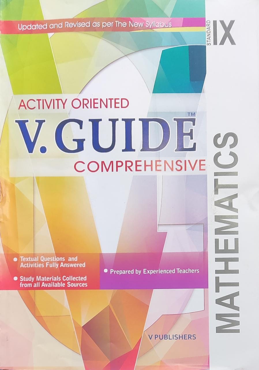 Class 9 : V-Guide Mathematics - Online Book Store in Kerala | Academic ...