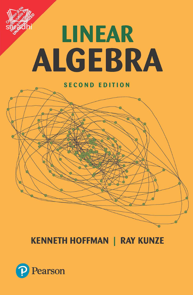 Linear Algebra | Second Edition | Pearson - Online Book Store in Kerala ...