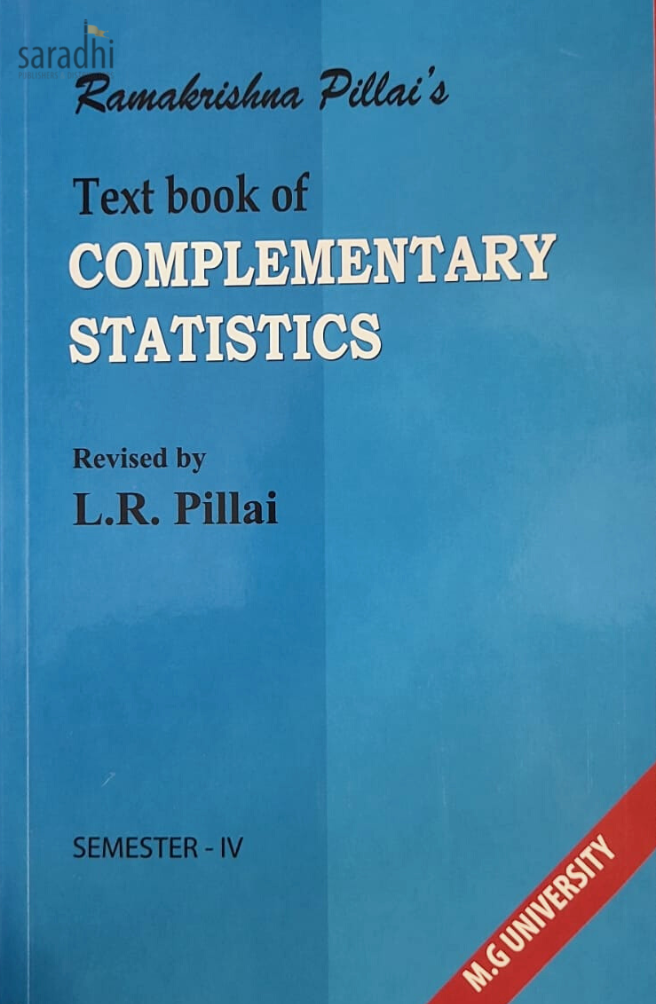 Text Book of Complementary Statistics BSc, Semester 4 | Ramakrishna ...