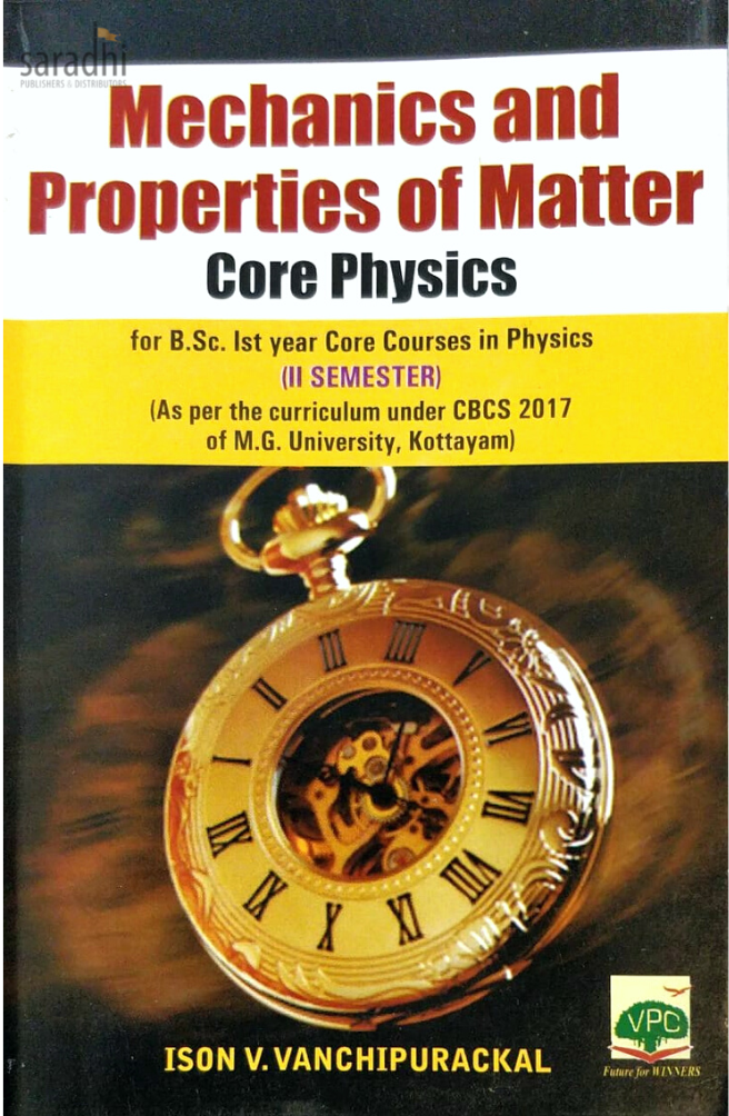 Mechanics and Properties of Matter Core Physics | BSc 1st year Core ...