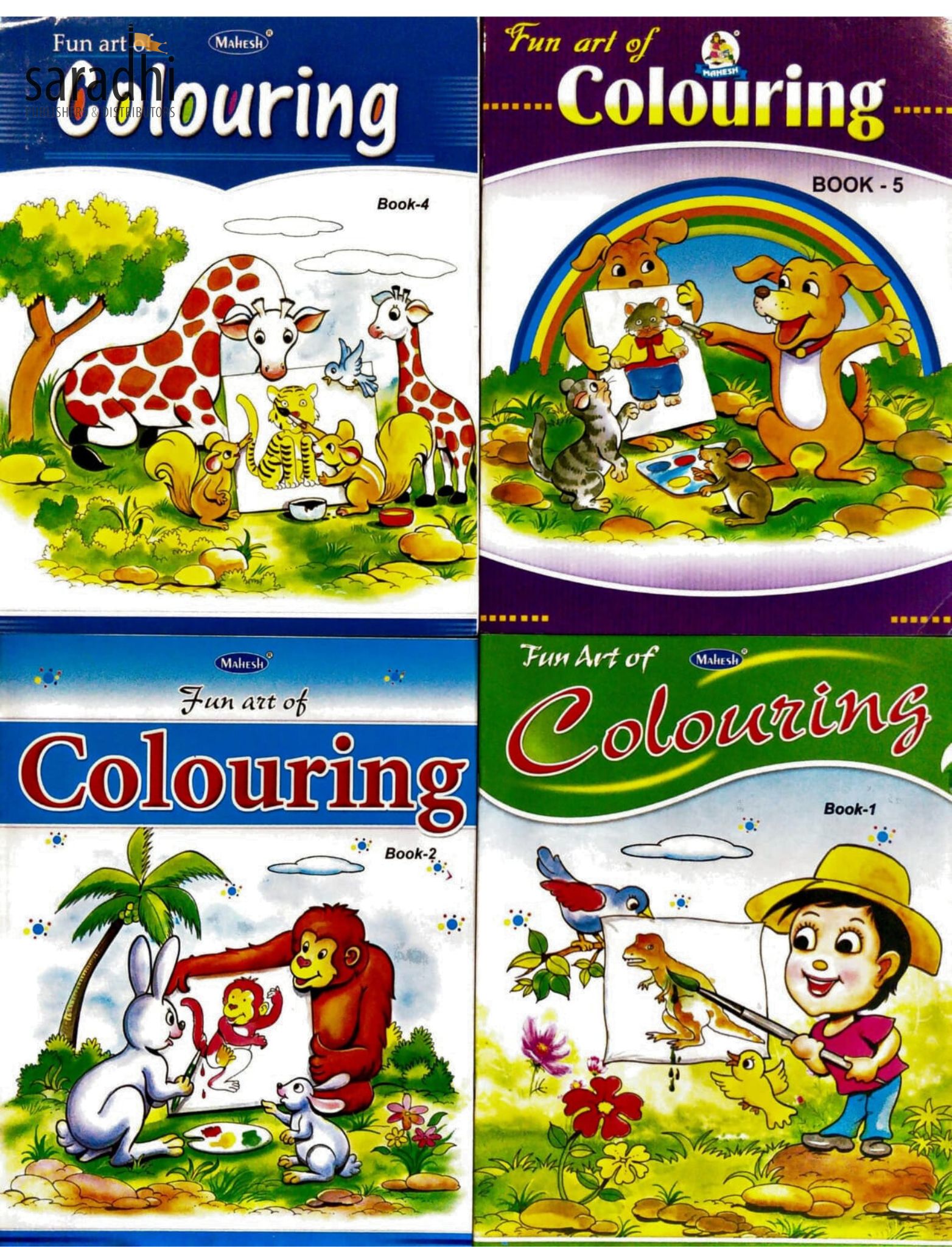 Fun Art of Colouring (Set of 4 Colouring Books) - Online Book Store in ...