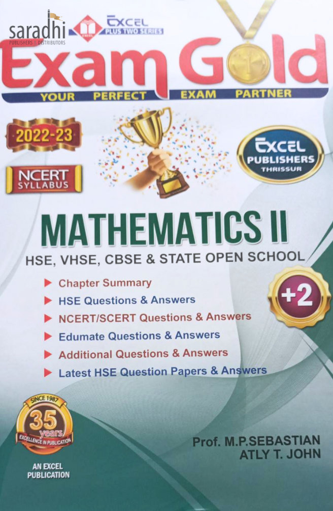 Plus Two Exam Gold Mathematics | HSE, VHSE, CBSE & State Open School ...