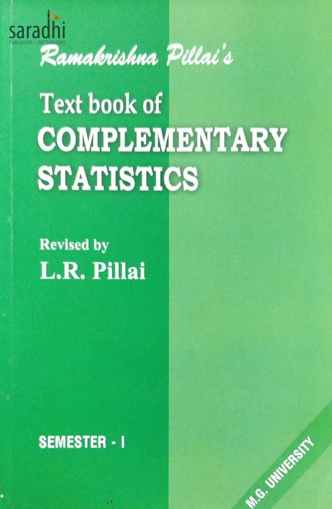 Text Book of Complementary Statistics BSc, Semester 1 | Ramakrishna ...